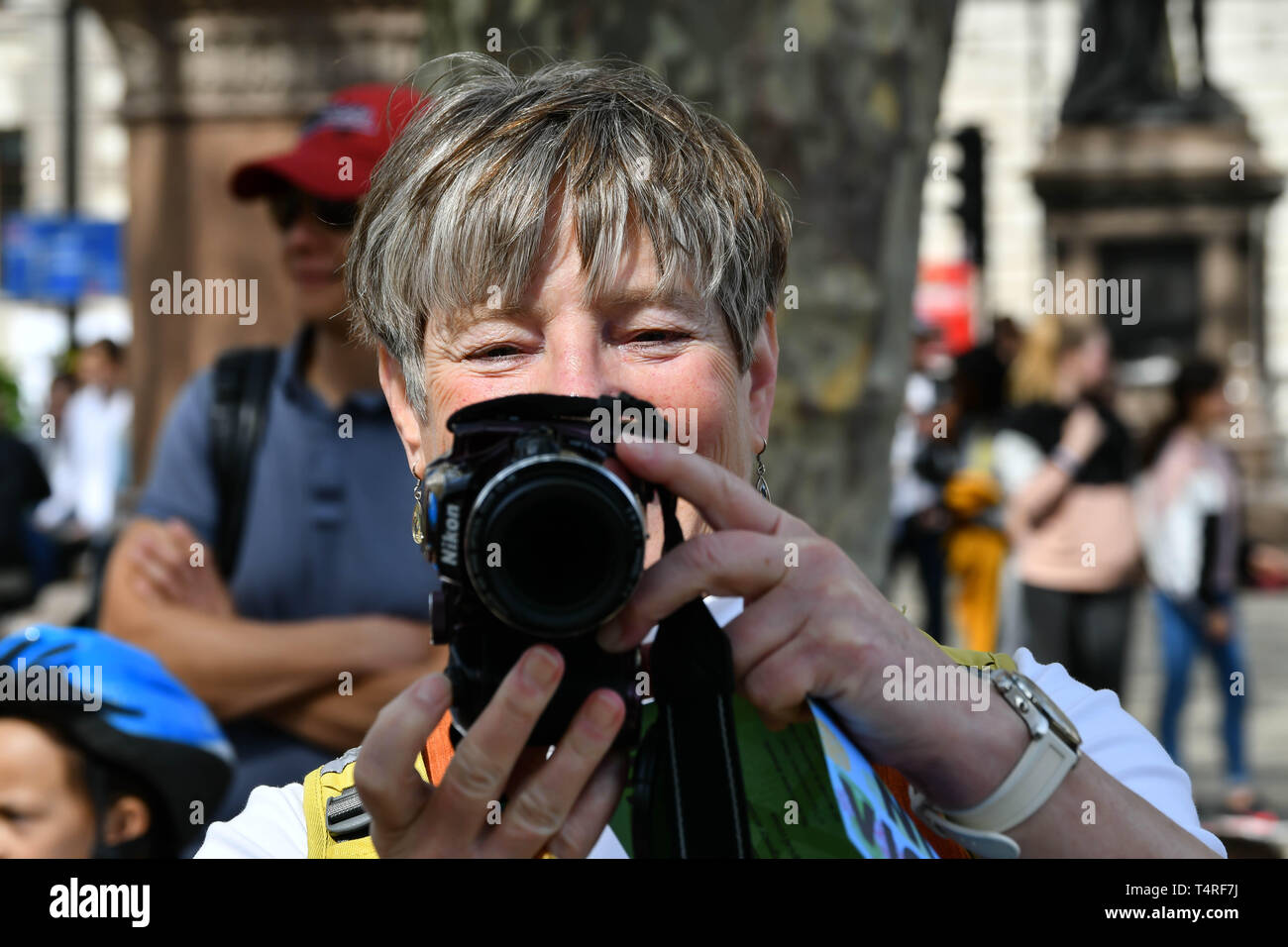 London, UK. 18th Apr 2019. Day 4 - XRExtinction Occupy Parliament in ...