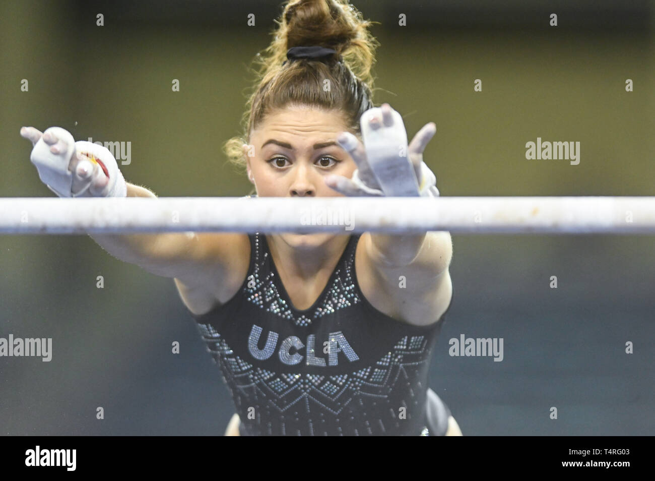 Fort Worth, Texas, USA. 18th Apr, 2019. MACY TORONJO from UCLA ...