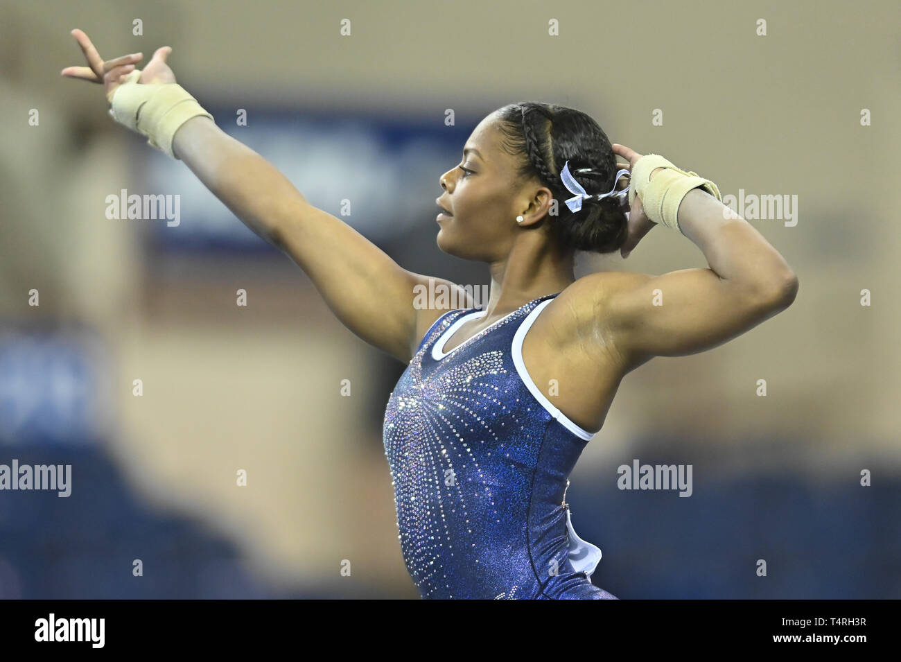 Fort Worth, Texas, USA. 18th Apr, 2019. TRINITY THOMAS from the ...