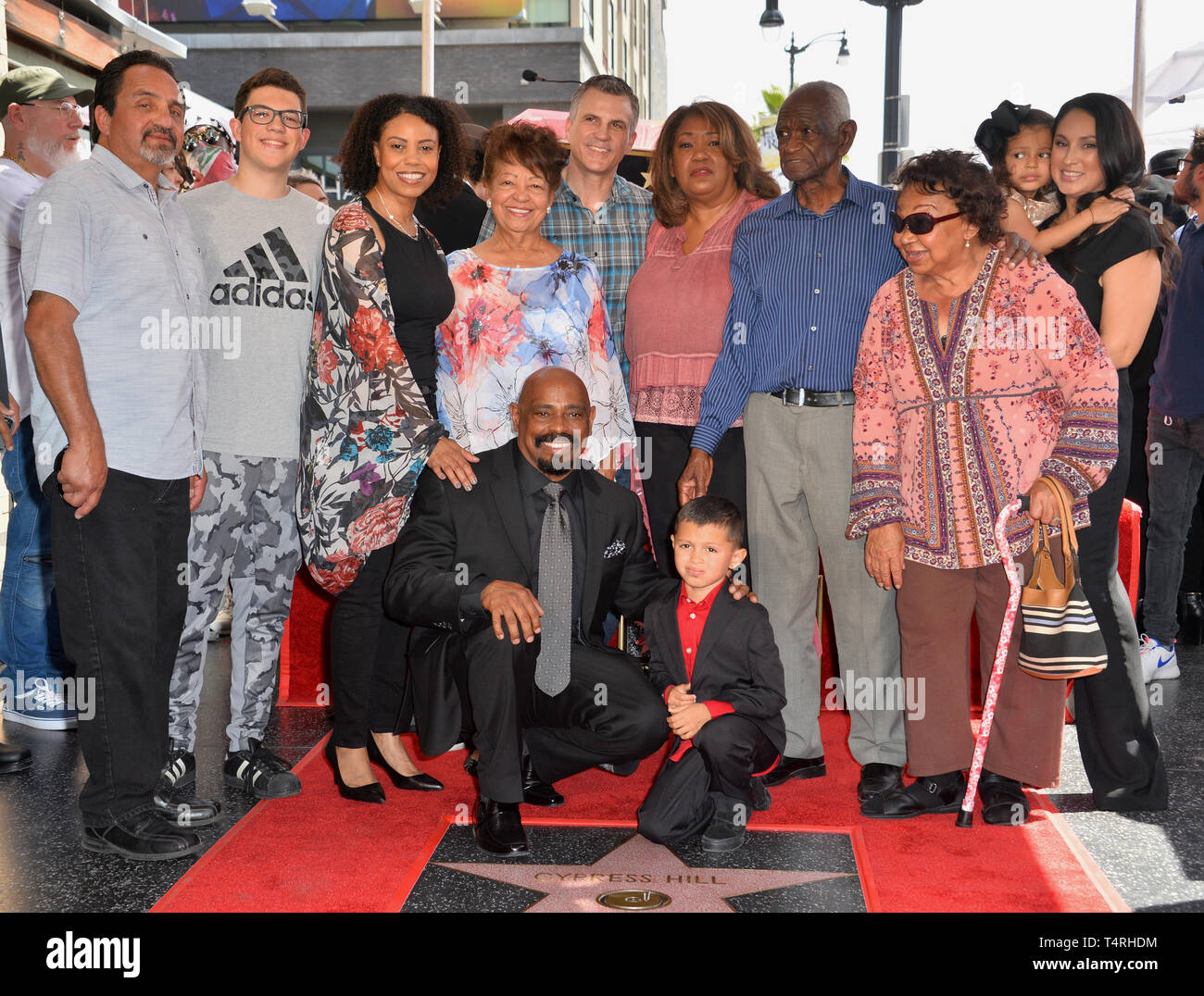 Los Angeles, California, USA. 18th Apr, 2019. Sen Dog & Family at the ...