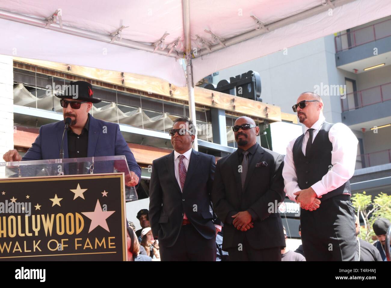 Los Angeles, CA, USA. 18th Apr, 2019. Louis Freese, B-Real, Cypress ...