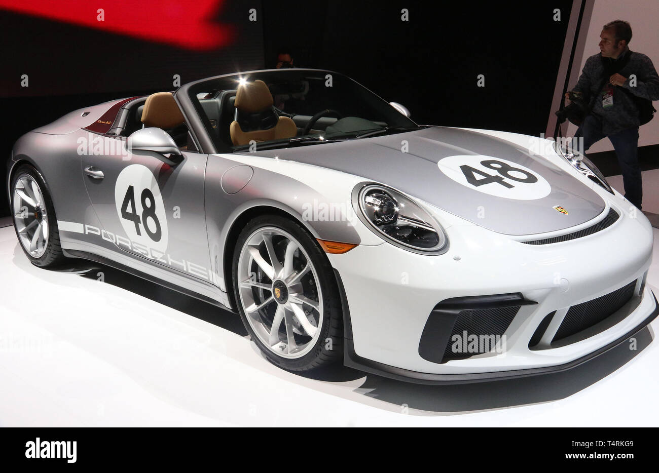 New York City, New York, USA. 18th Apr, 2019. PORSCHE 911 SPEEDSTER on ...