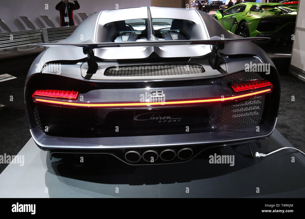 New York City, New York, USA. 18th Apr, 2019. BUGATTI CHIRON SPORT ...