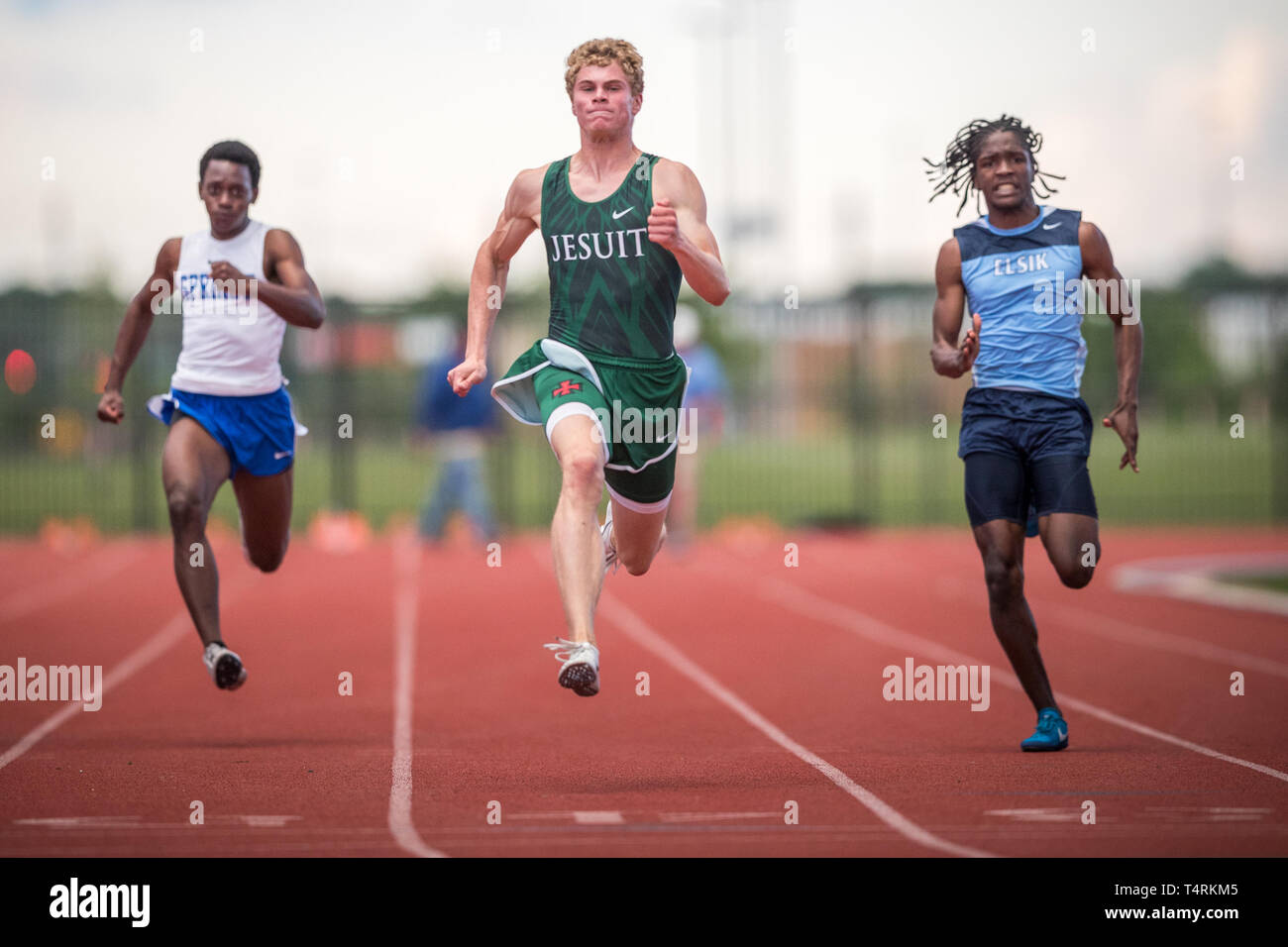 100 meter dash hi-res stock photography and images - Alamy