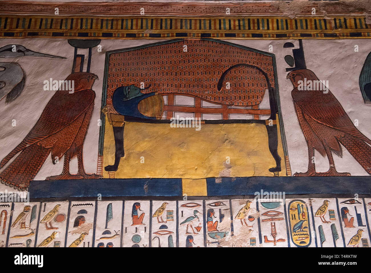 Tomb of nefertari painting hi-res stock photography and images - Alamy