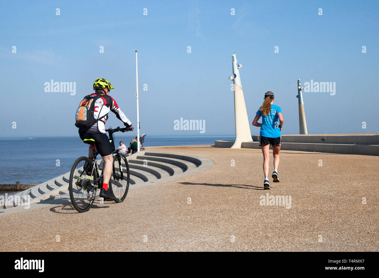 Cleveleys promenade hi-res stock photography and images - Alamy