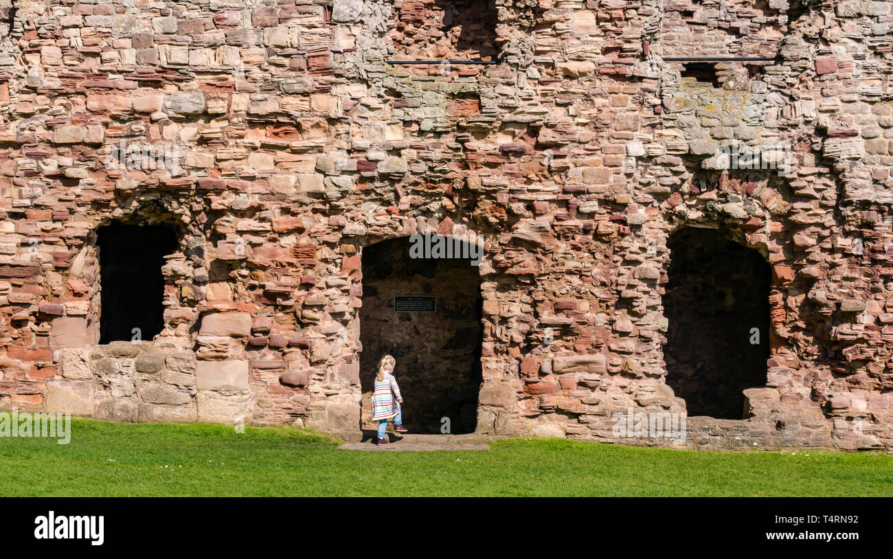 Tantallon Castle, North Berwick, East Lothian, Scotland, United Kingdom ...