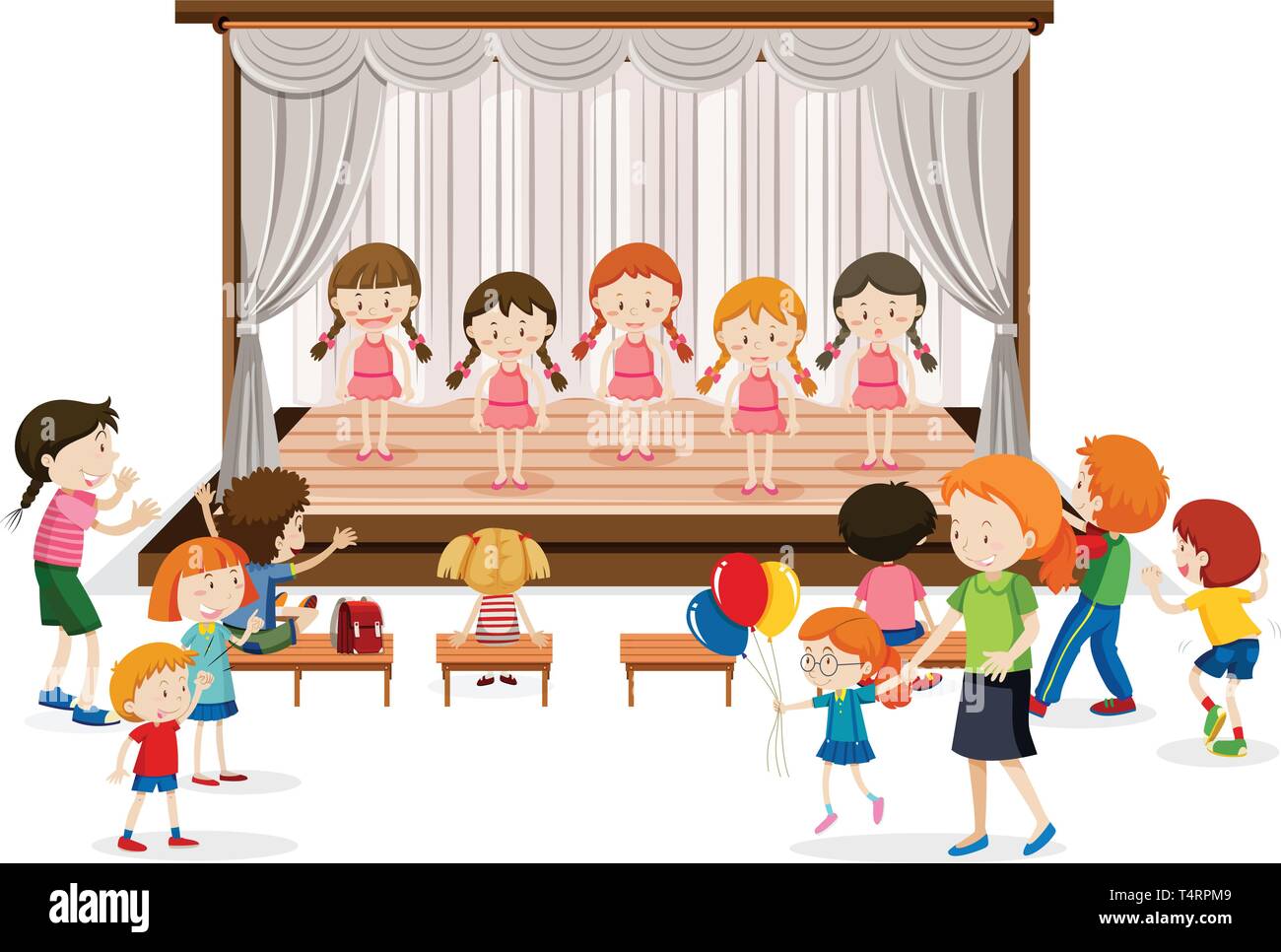 Clip Art Someone On Stage