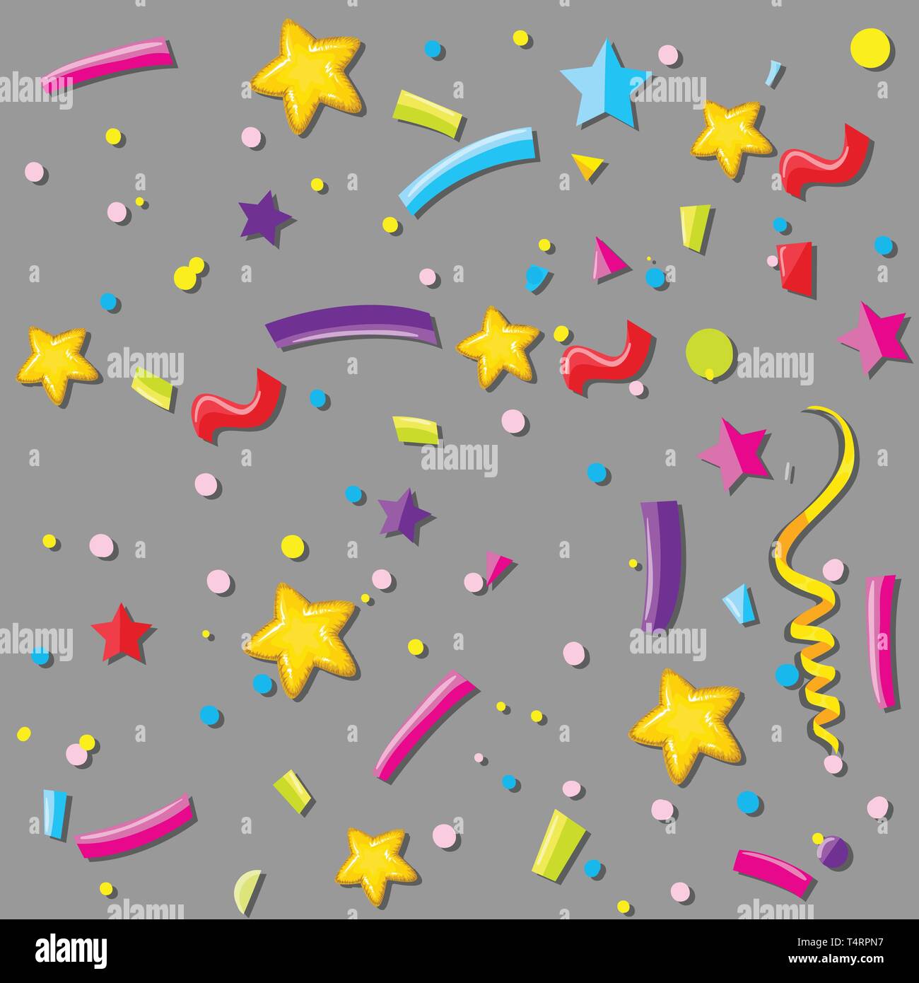 A grey party background illustration Stock Vector Image & Art - Alamy