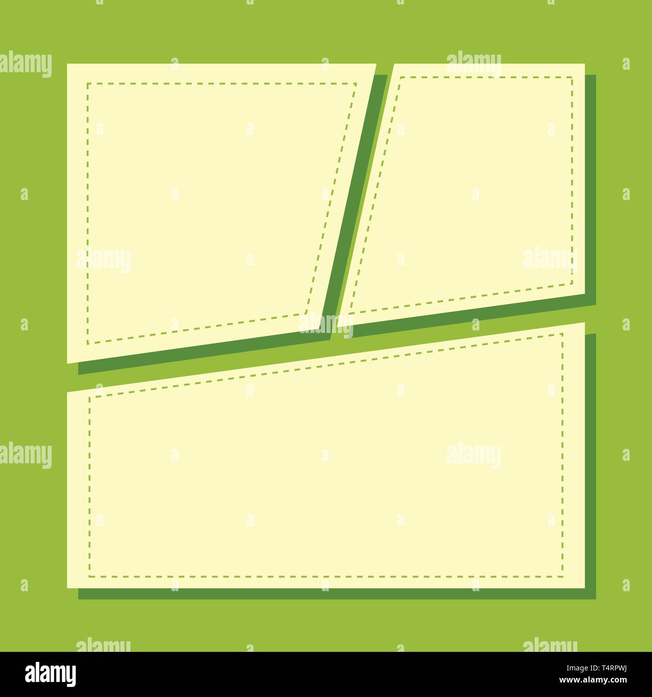 A green note template illustration Stock Vector Image & Art - Alamy