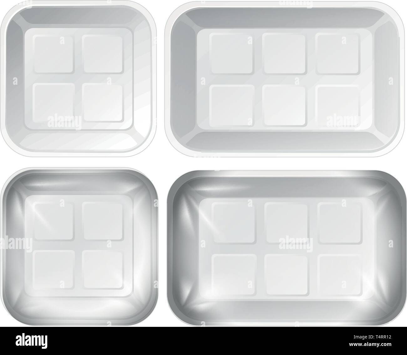 Styrofoam tray Stock Vector Images - Alamy