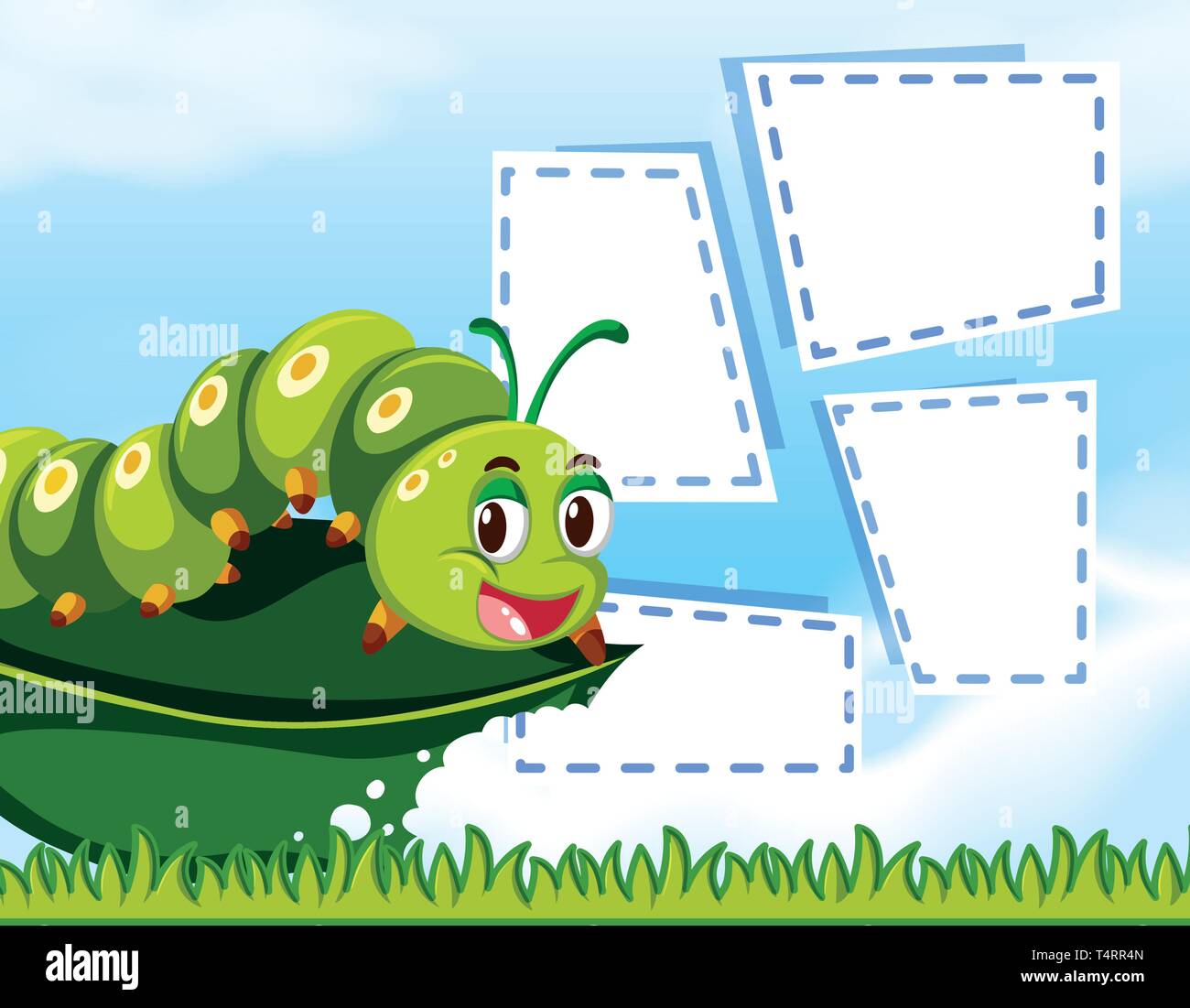 Caterpillar texture Stock Vector Images - Alamy