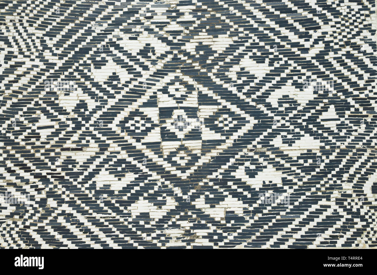 Porcelain pieces mosaic background. Eastern mat shape Stock Photo - Alamy