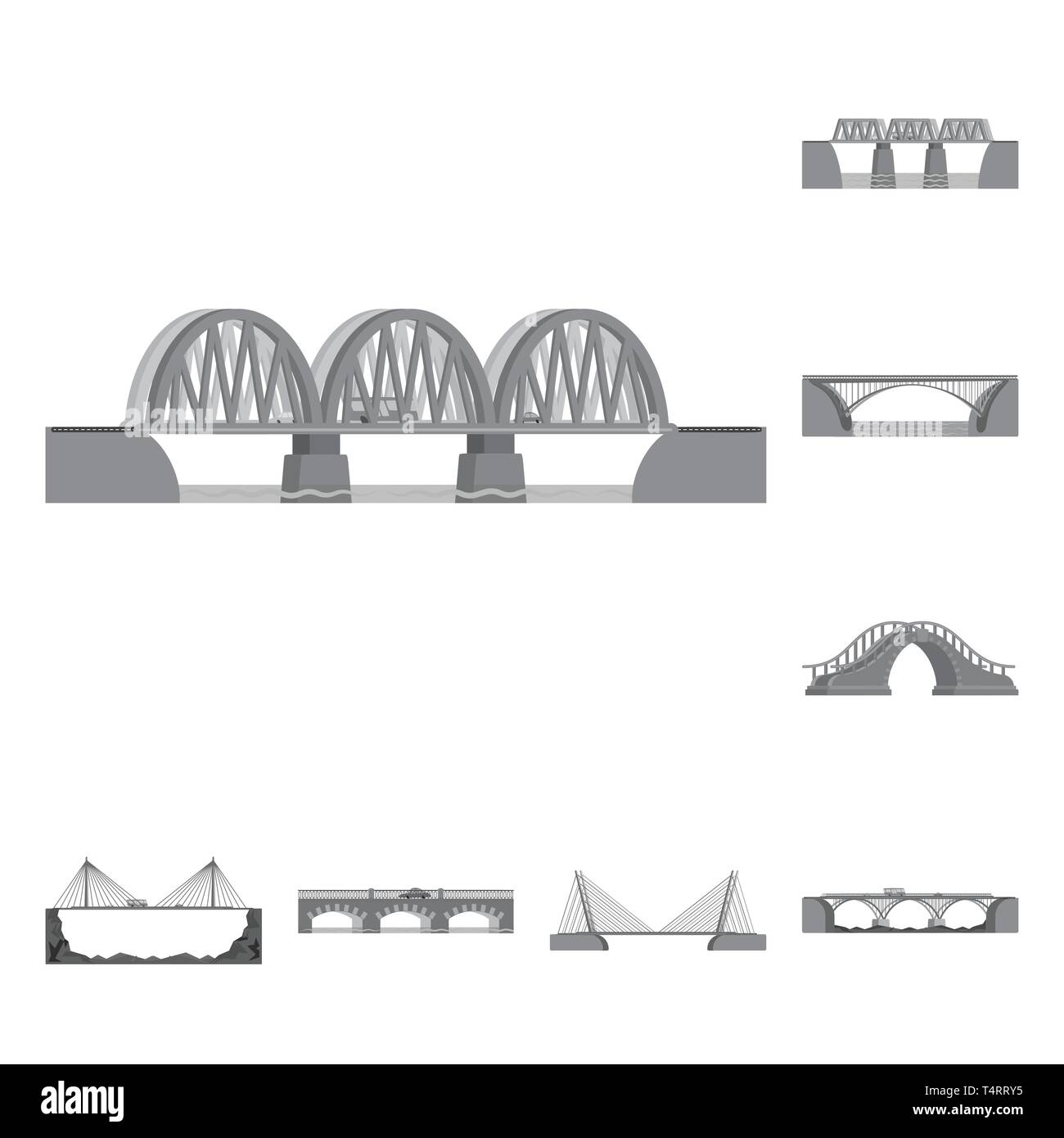 Vector illustration of design and construct icon. Set of design and ...