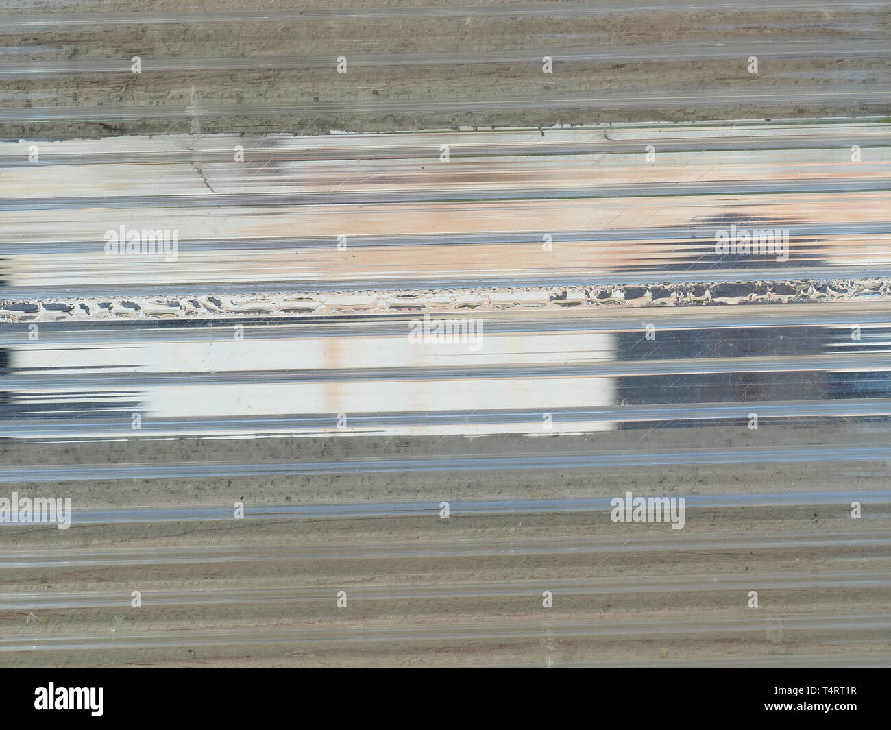 Polycarbonate plastic sheet for roofing, texture Stock Photo - Alamy