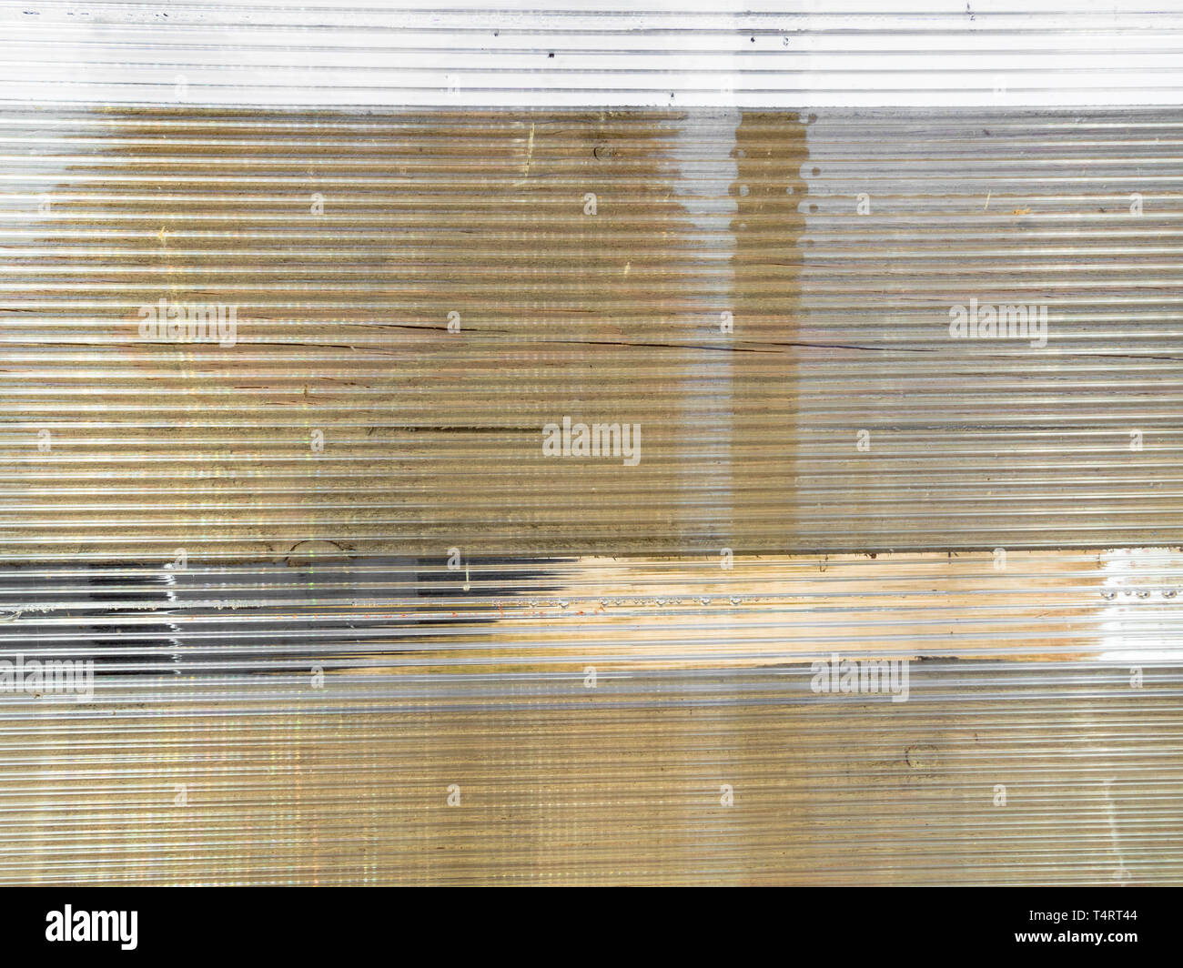 Polycarbonate plastic sheet for roofing, texture Stock Photo - Alamy