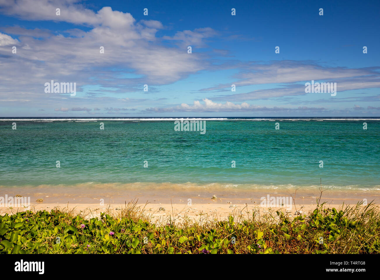 SAINT GILLES, LA REUNION, FRANCE, MAY 02 : Saint gilles beach, La ...