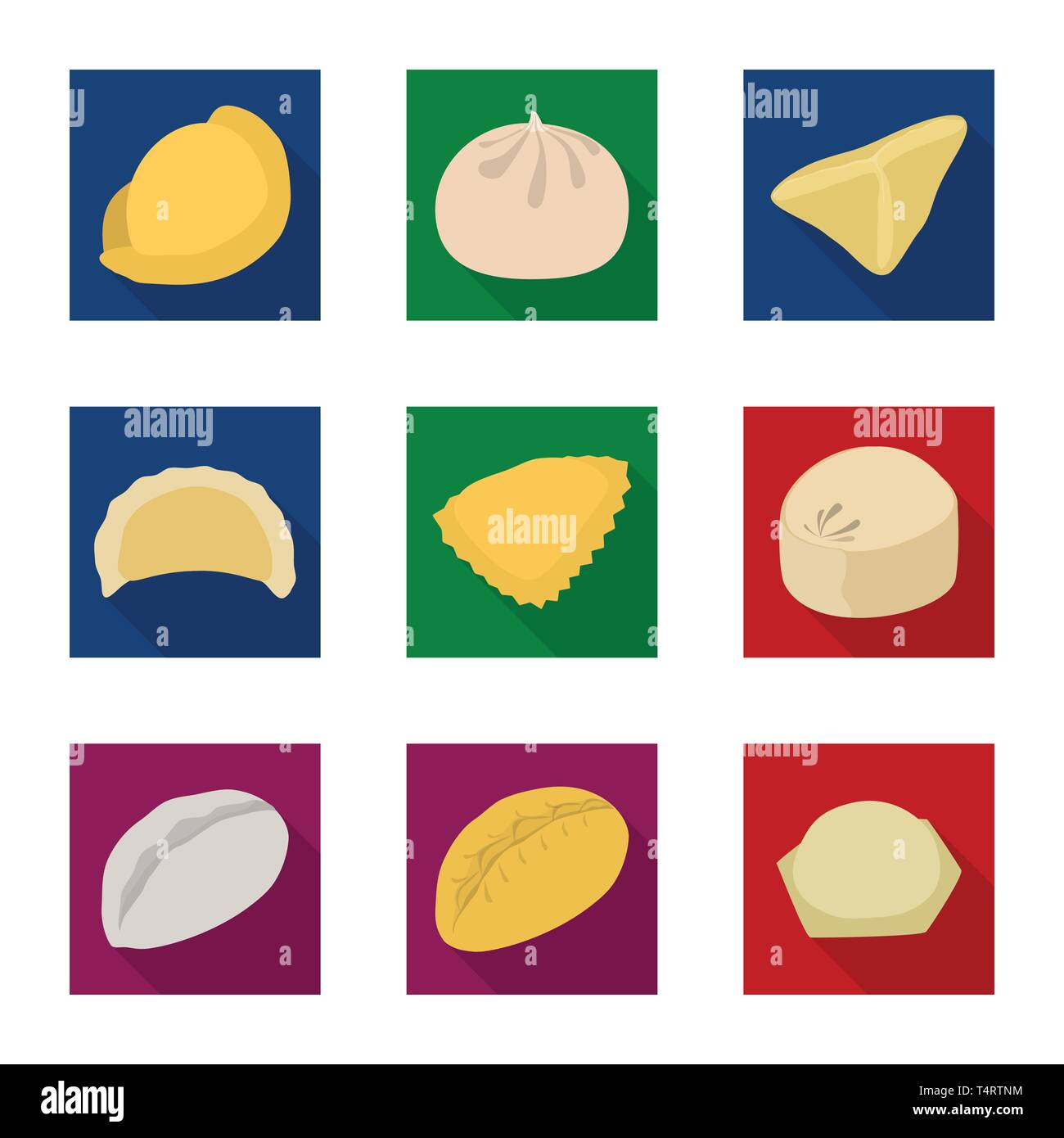 Vector design of products and cooking logo. Set of products and ...