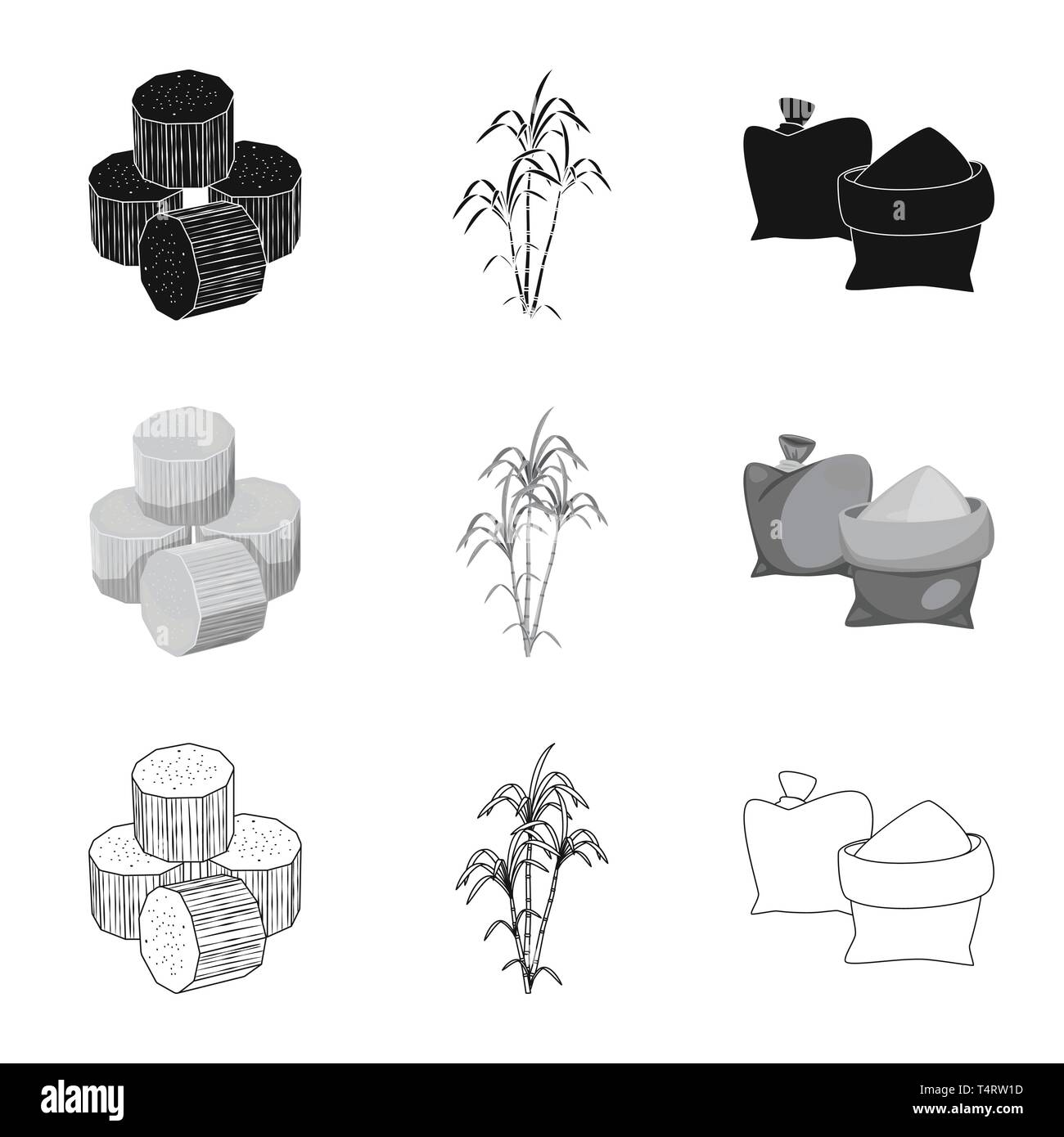 Palm jaggery Stock Vector Images - Alamy