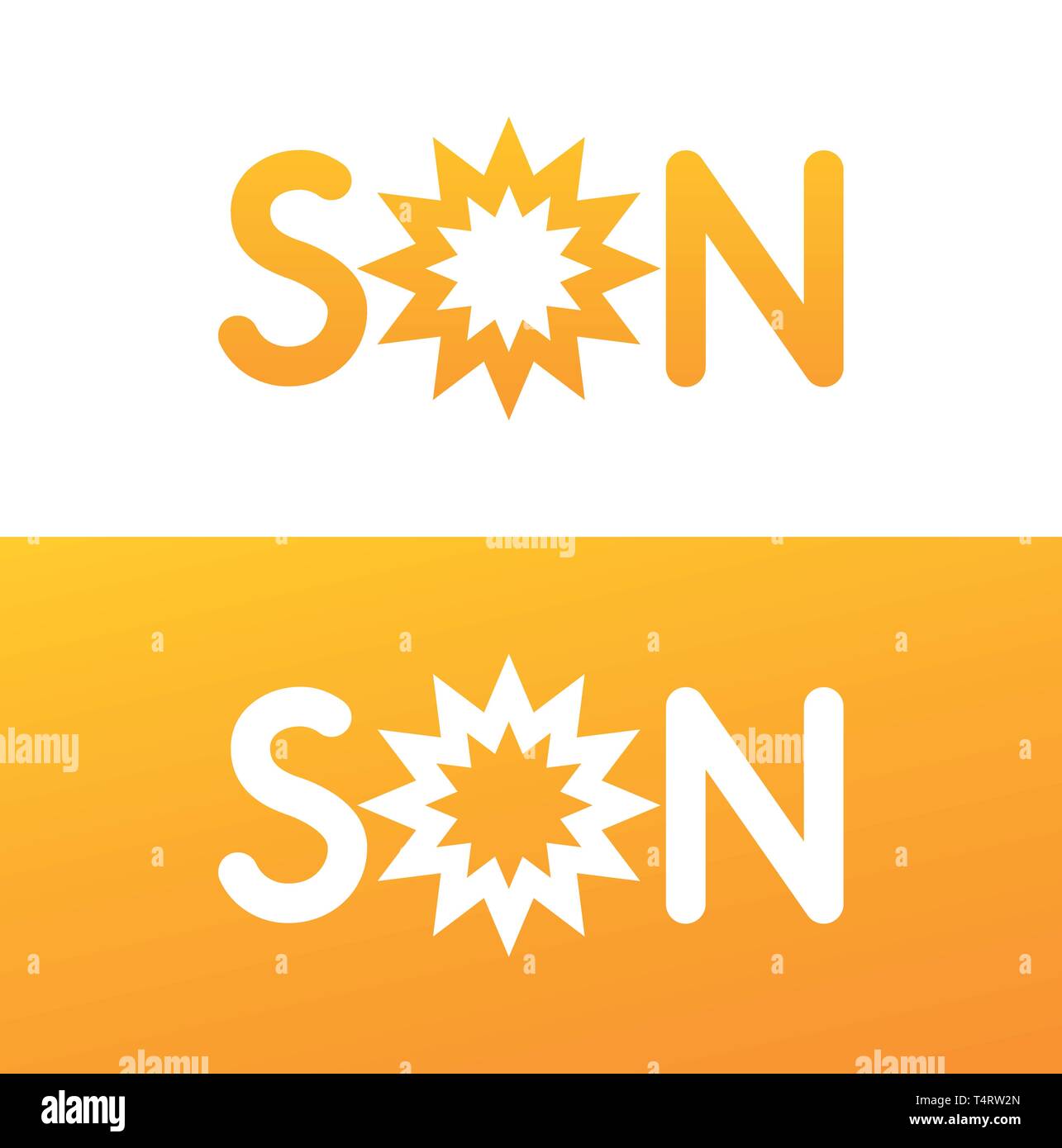 Sun, Vector label design element or Logo template for decoration of ...