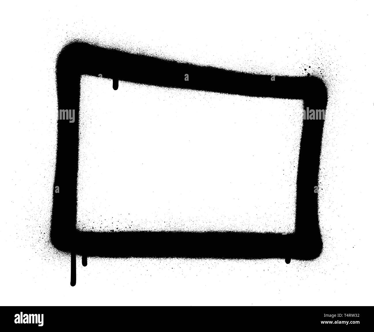 Graffiti border frame hi-res stock photography and images - Alamy