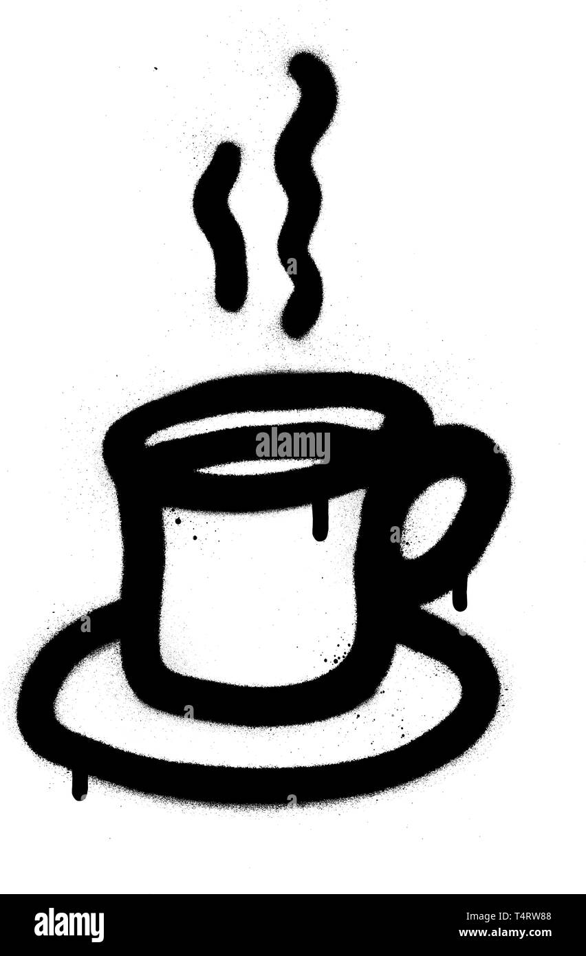 Graffiti cup Cut Out Stock Images & Pictures - Alamy