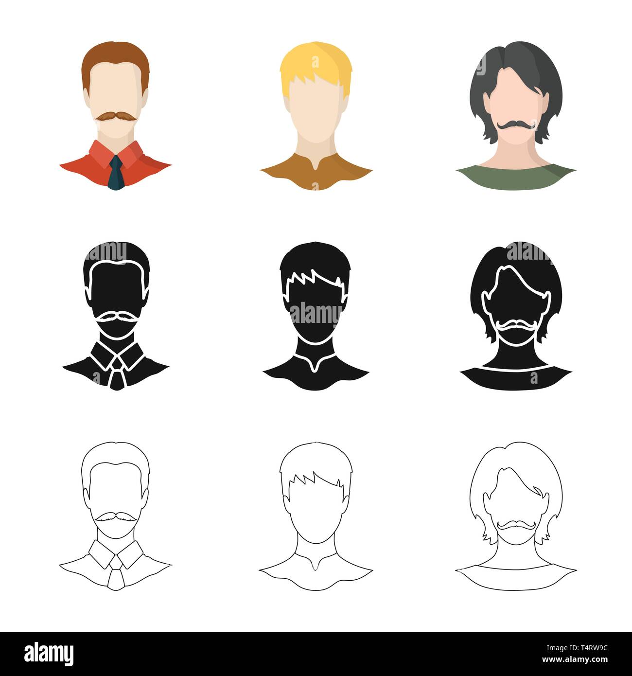 Vector illustration of professional and photo symbol. Set of ...