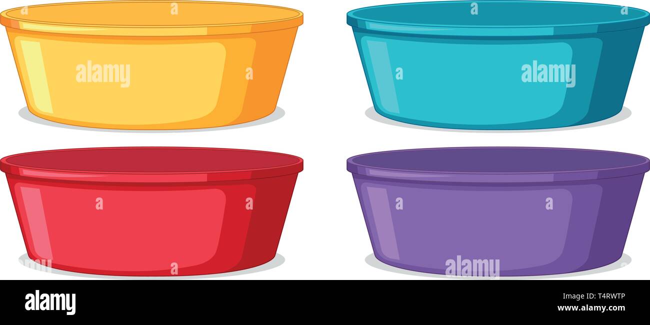 Set of plastic container illustration Stock Vector Image & Art - Alamy