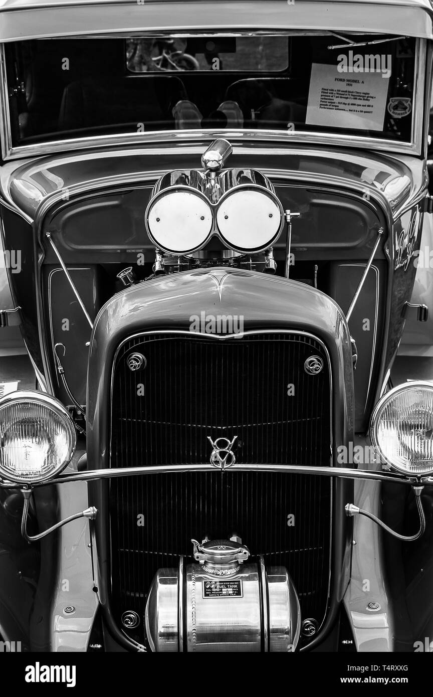 Hot rod Black and White Stock Photos & Images - Alamy
