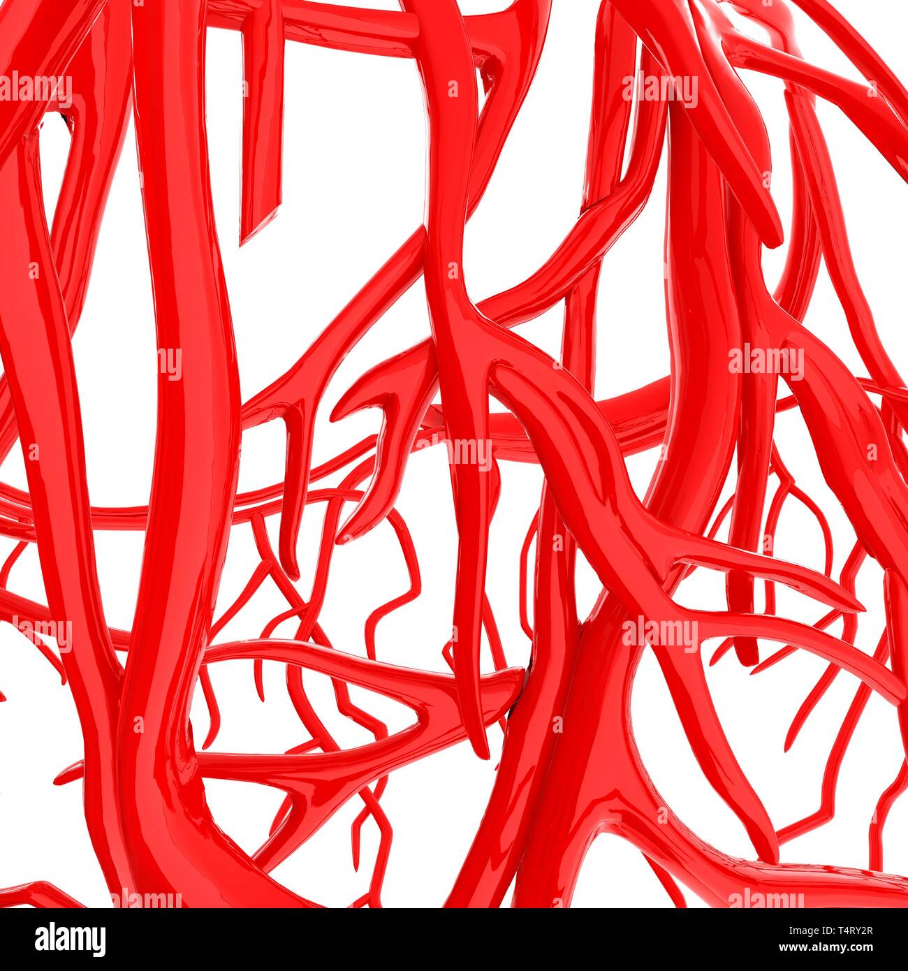 Fantasy veins. Medical illustration Stock Photo - Alamy