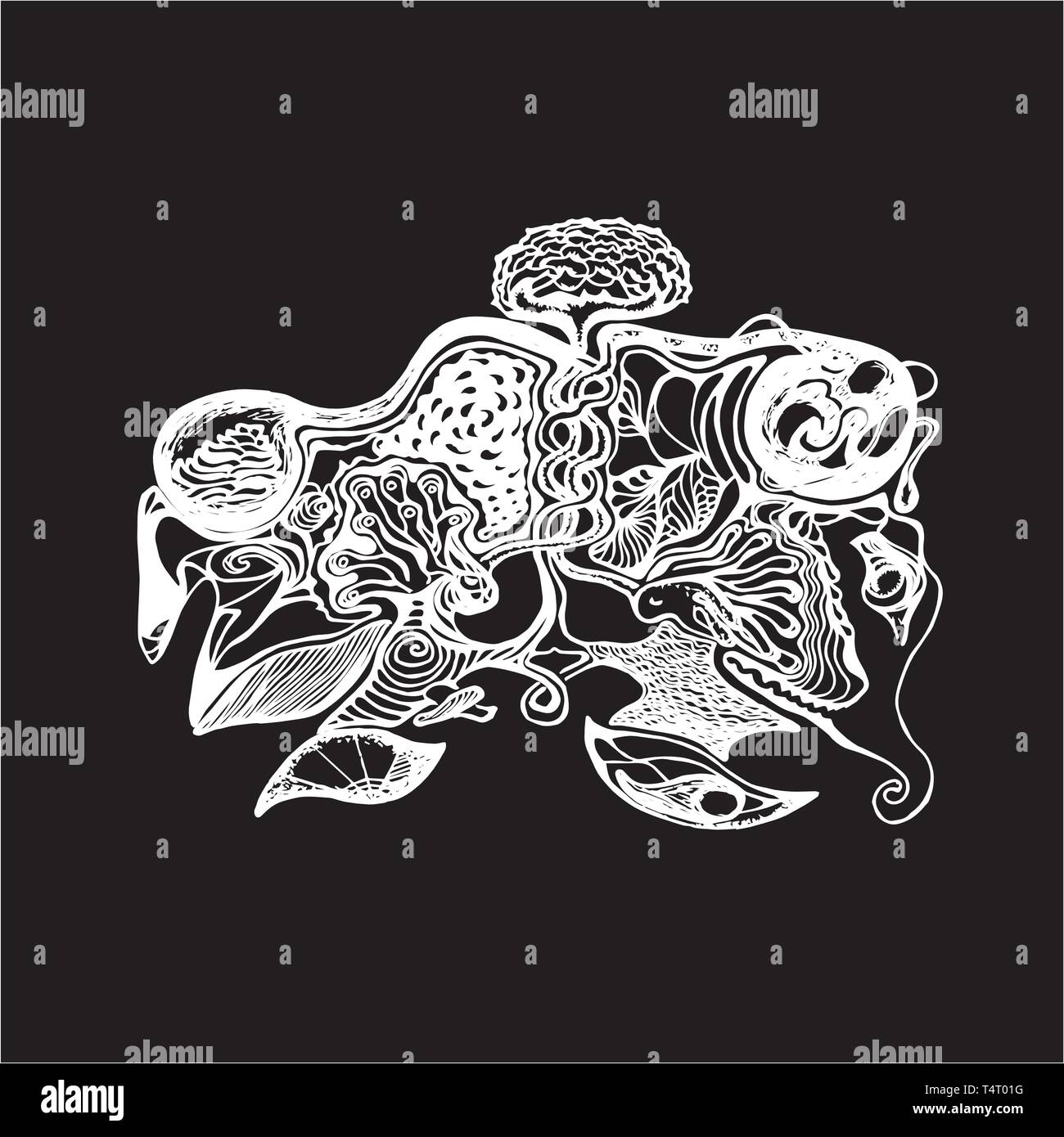 Two ghosts Stock Vector Images - Alamy