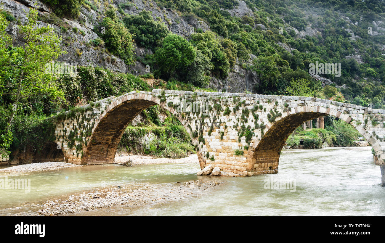 Old Mamluk stone bridge in Nahr el Kalb, Lebanon Stock Photo - Alamy