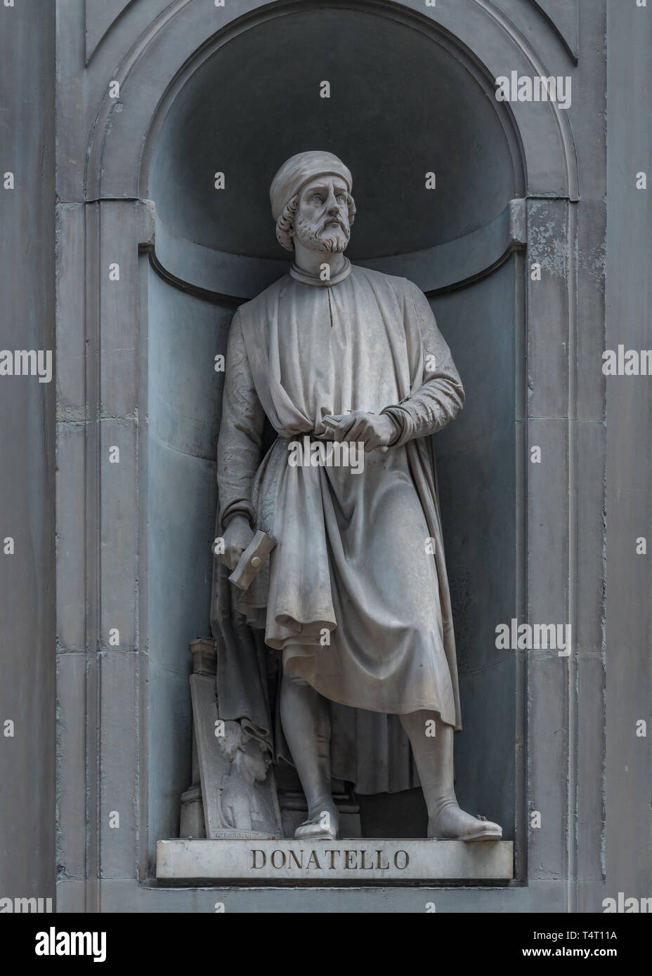 Bronze statue of david donatello hi-res stock photography and images ...