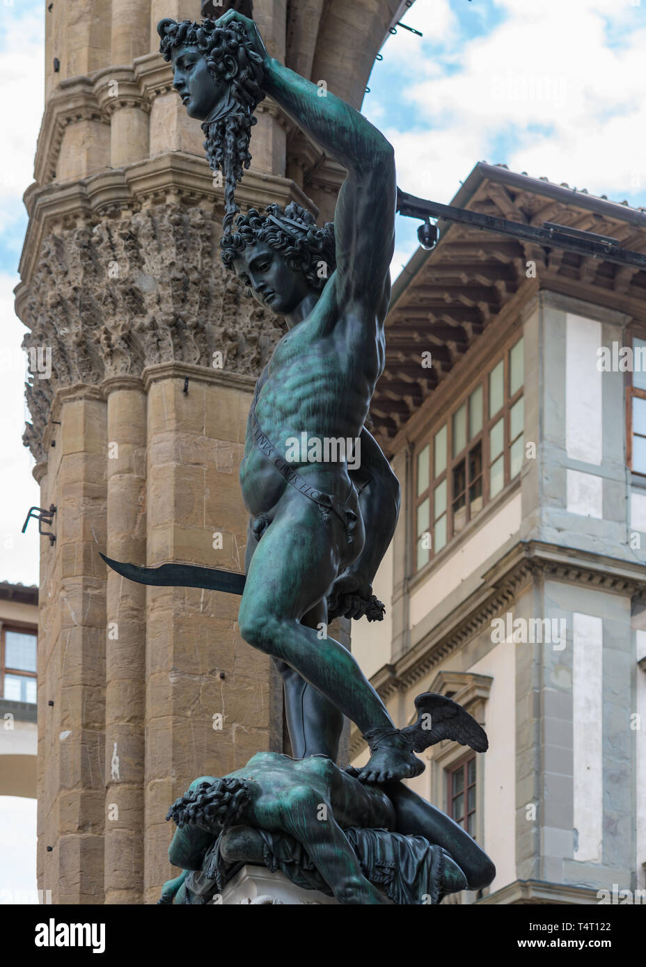 Statue of Perseus with Medusa's Head in Florence, Capital of Tuscany ...
