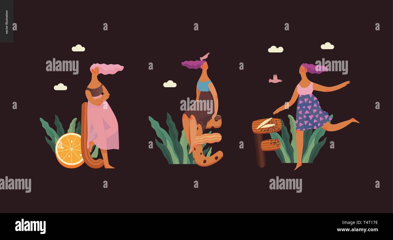 Coo alphabet Stock Vector Images - Alamy