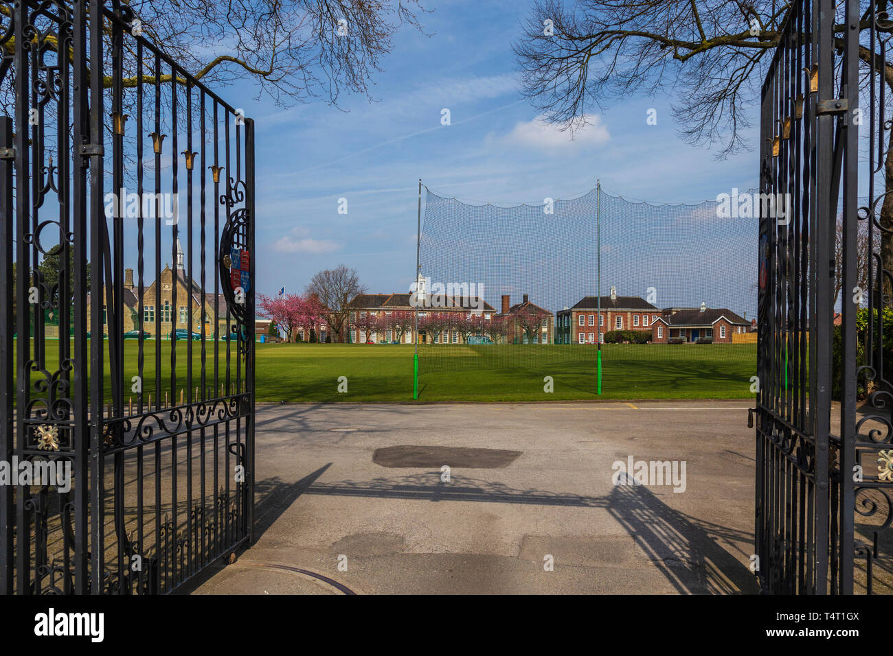 School gates hi-res stock photography and images - Alamy