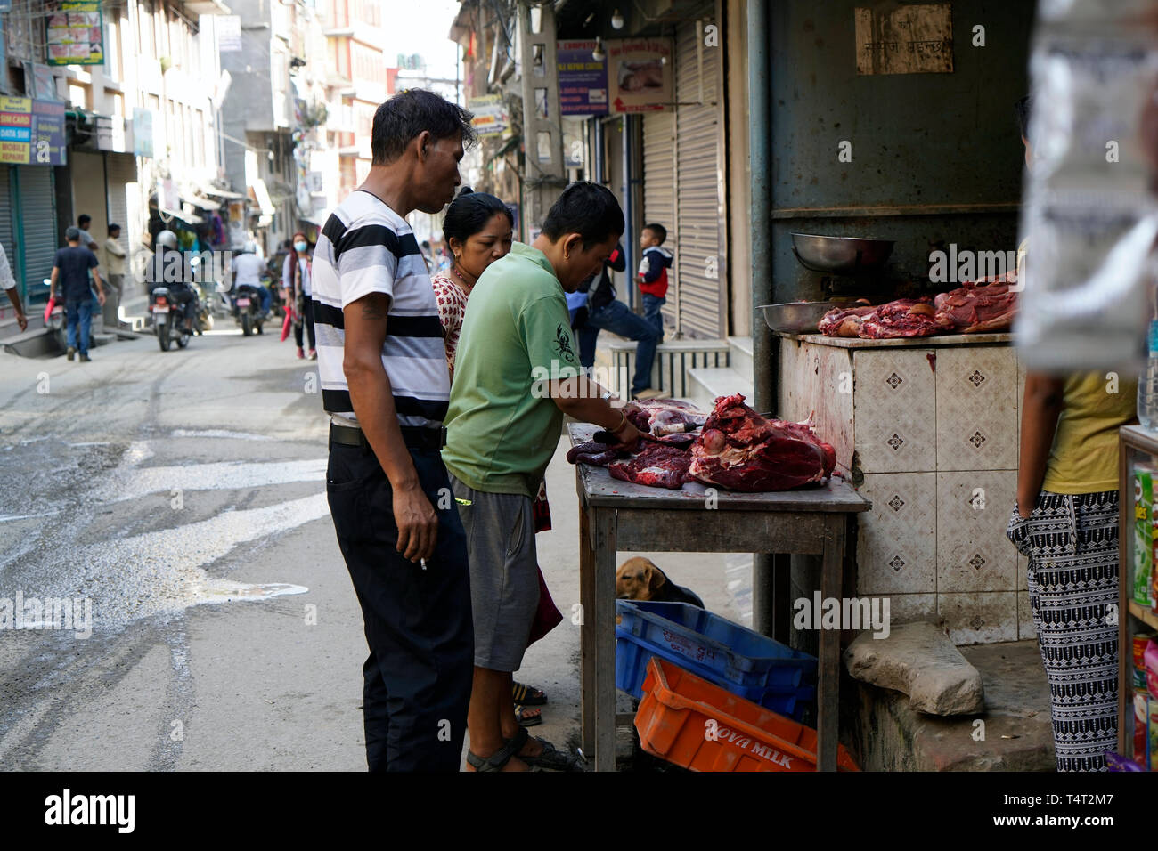 Street scenes in Kathmandu Nepal Asia Stock Photo - Alamy