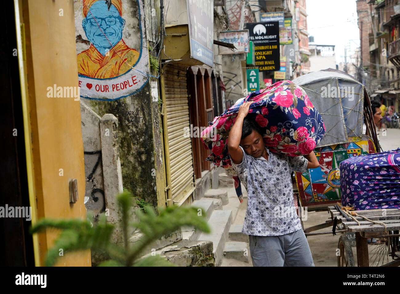 Street scenes in Kathmandu Nepal Asia Stock Photo - Alamy