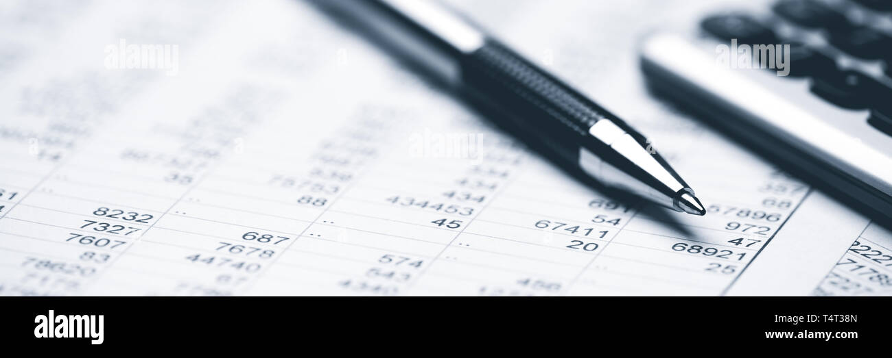 Paper with number. - Accounting Stock Photo - Alamy