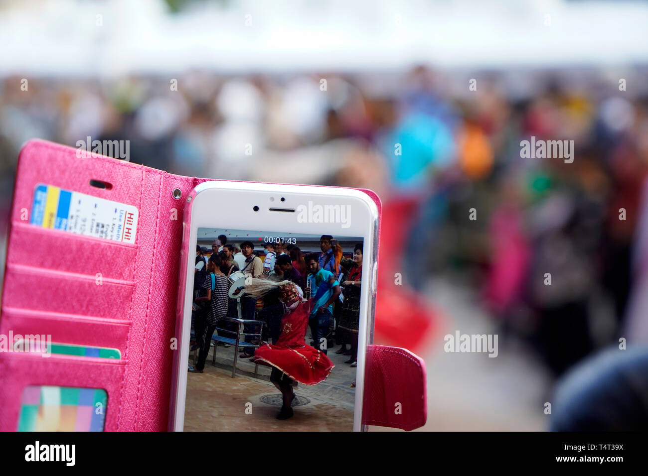 Nepal dancers hi-res stock photography and images - Alamy