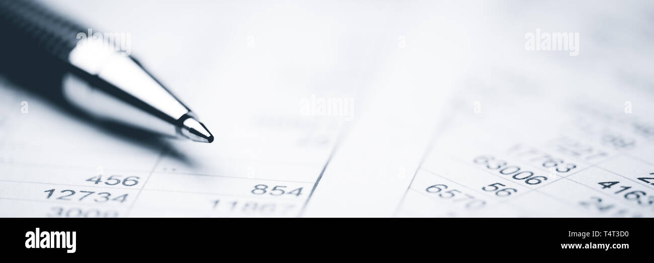 Paper with number. - Accounting Stock Photo - Alamy