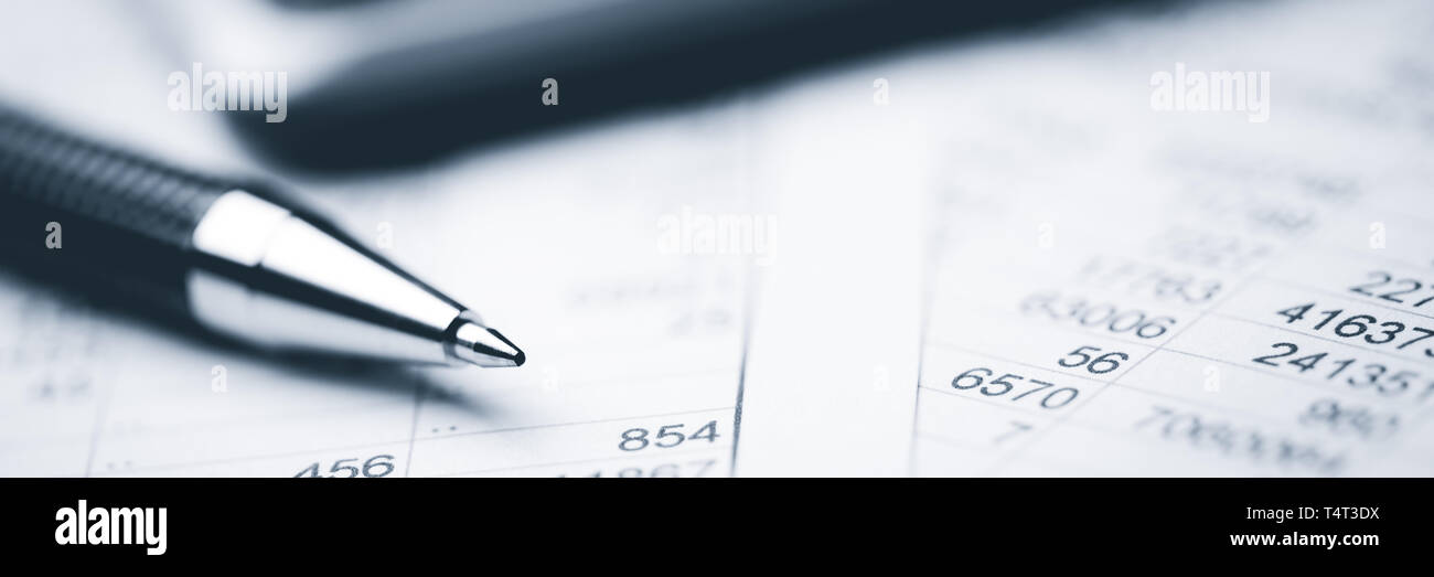 Paper with number. - Accounting Stock Photo - Alamy