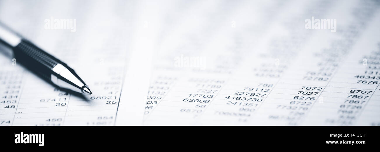 Paper with number. - Accounting Stock Photo - Alamy