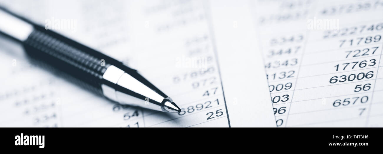 Paper with number. - Accounting Stock Photo - Alamy