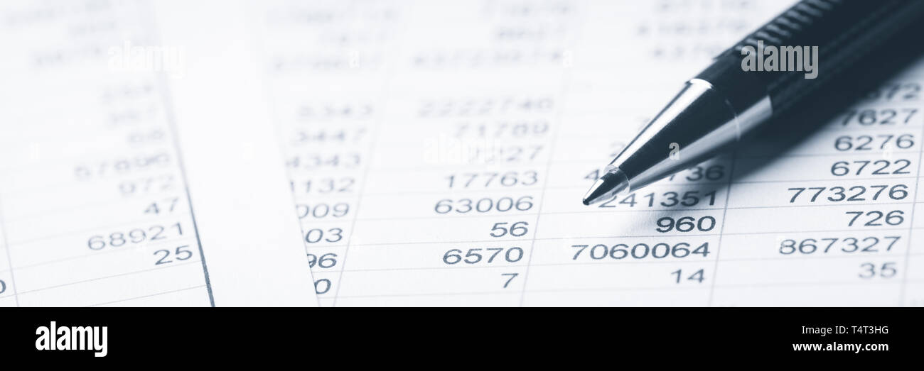 Paper with number. - Accounting Stock Photo - Alamy