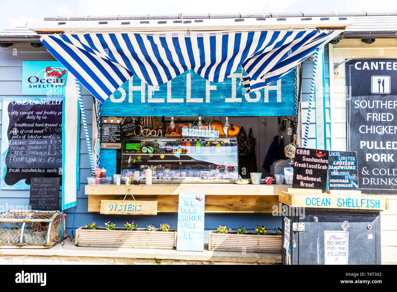 Shellfish Sign High Resolution Stock Photography and Images - Alamy