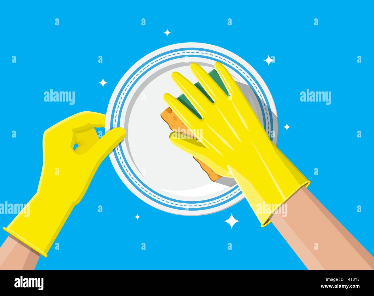 Cleaning pads Stock Vector Images - Alamy