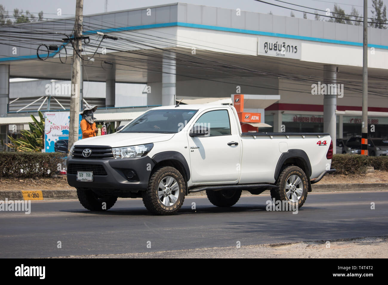 Chiangmai, Thailand - April 9 2019: Private Pickup Truck Car Toyota ...