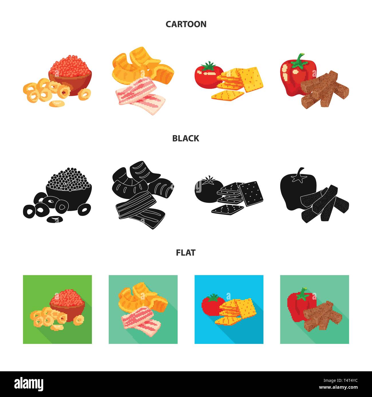 Vector illustration of taste and seasonin icon. Collection of taste and ...