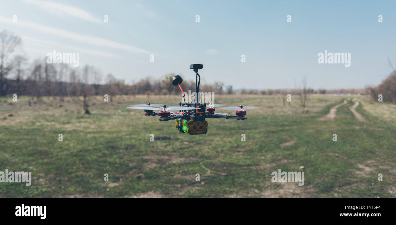 FPV drone ready to fly Stock Photo - Alamy